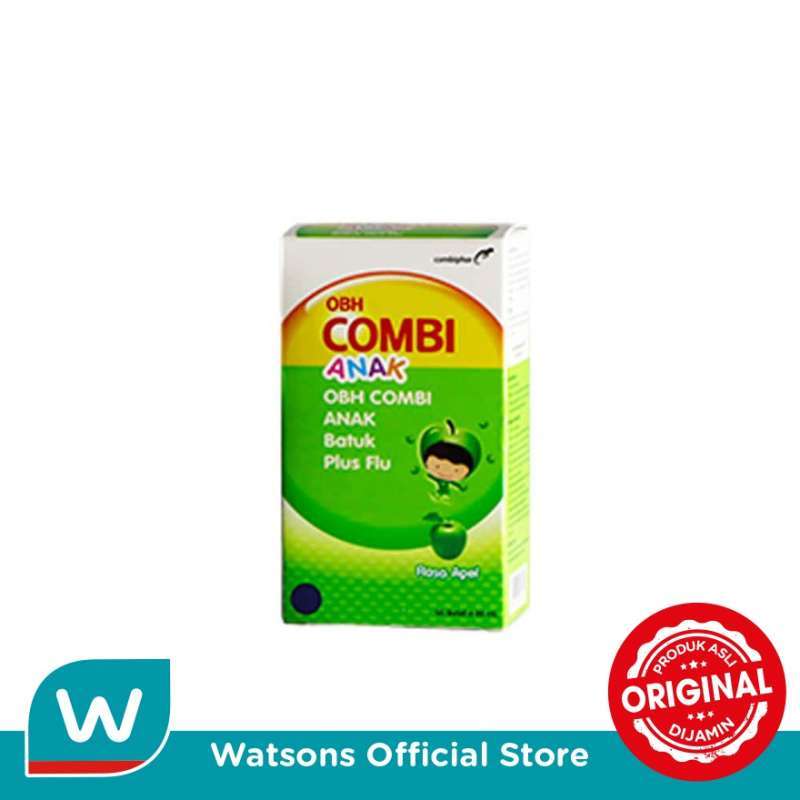 Jual Combi Obat Batuk Dan Flu Anak Rasa Apel 60ml di Seller WATSONS ...