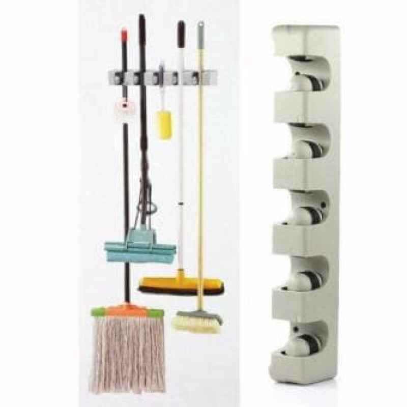 Promo Mop Holder - Gntungan Sapu Pel - Rak Gantung Sapu 5 Slot 100 % ...
