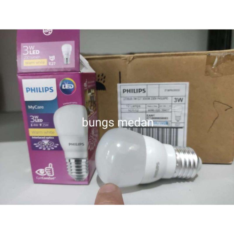 Jual Lampu LED Philips 3w KUNING WW WARM 3Watt 3 WAT BULB LEDBULB P45 MINI di Seller BUNG MEDAN ...