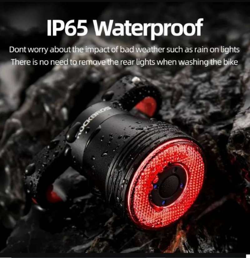 Jual ROCKBROS Q5 Led belakang Cerdas dengan Sensor Gyro - lampu rem ...