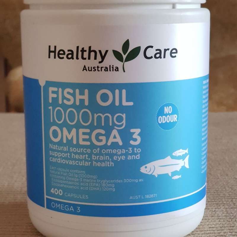 Jual Omega 3 Healthy care 1000mg 400sg Asli Australia exp 2023 di ...