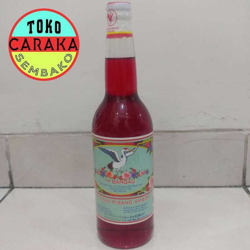 Jual Sirup Cap Bangau Rasa Pisang Ambon 620 ml - Sirop Syrup Bango di ...
