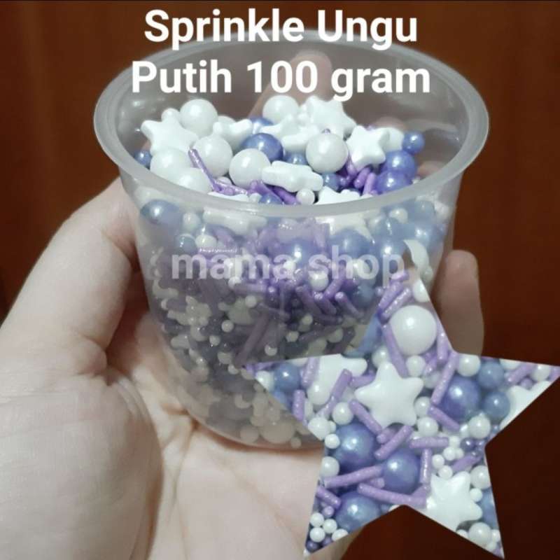 Jual Sprinkle 100 Gram Mutiara Bintang Hati Love Heart Star Mix Pearl ...