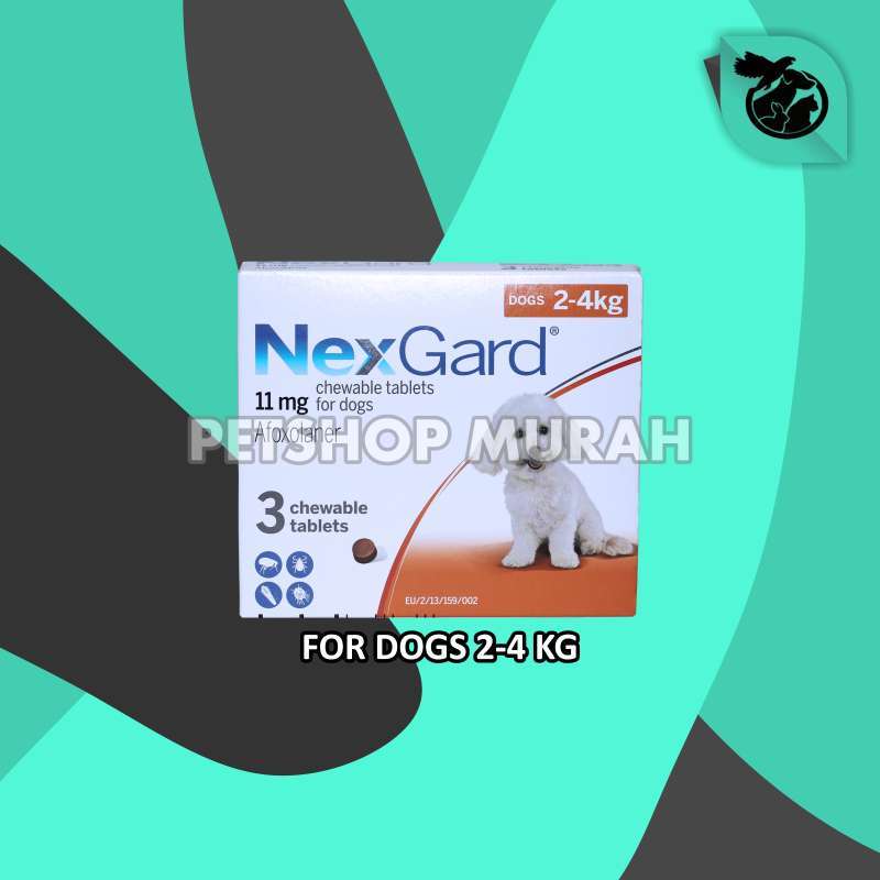 Promo Obat Kutu Tungau Demodex Anjing NexGard Tablet Diskon 56% di ...