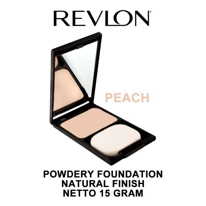 Jual REVLON NATURAL FINISH POWDERY FOUNDATION ALAS BEDAK PADAT MATTE ...