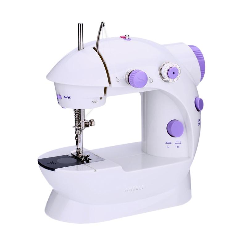 Jual TOKUNIKU Mini Sewing Machine with Built In Light Double Threads ...