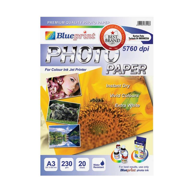 Jual Blueprint BP-GPA3230 Glossy Photo Paper [230gsm/A3] di Seller ...