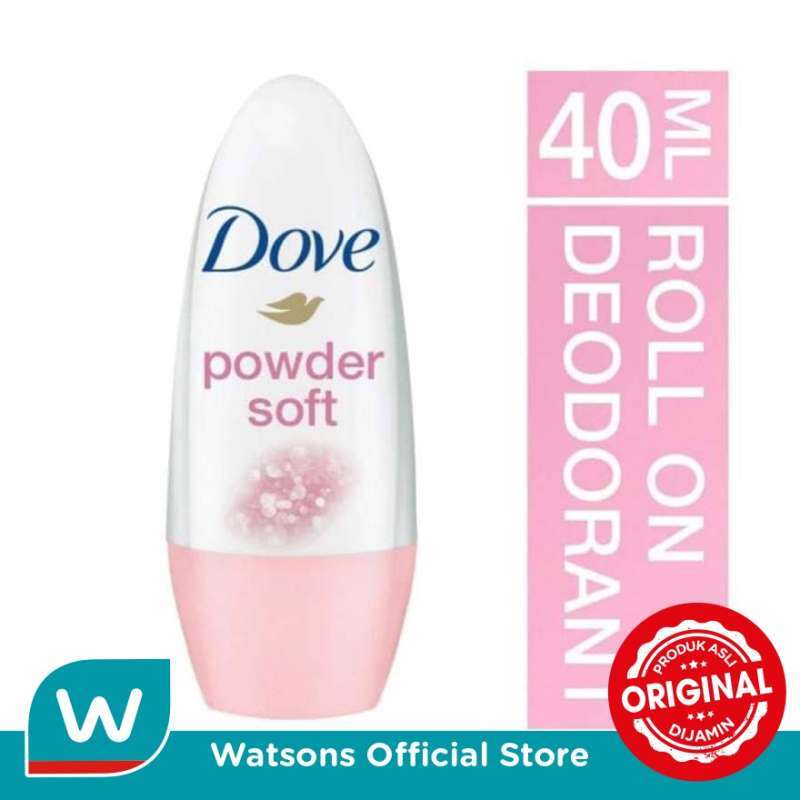 Promo Dove Powder Soft Roll On Deodorant [40 mL] Diskon 35% di Seller ...