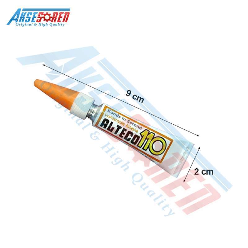 Jual Lem Super Glue Alteco 110 [3g/1 pcs] / Lem Serbaguna Untuk Besi Logam Plastik Kayu Sandal ...