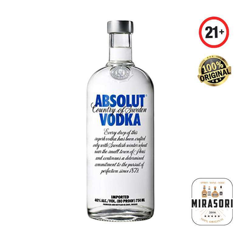 Promo Absolut Blue Vodka [original] Diskon 33% Di Seller Mirasori ...