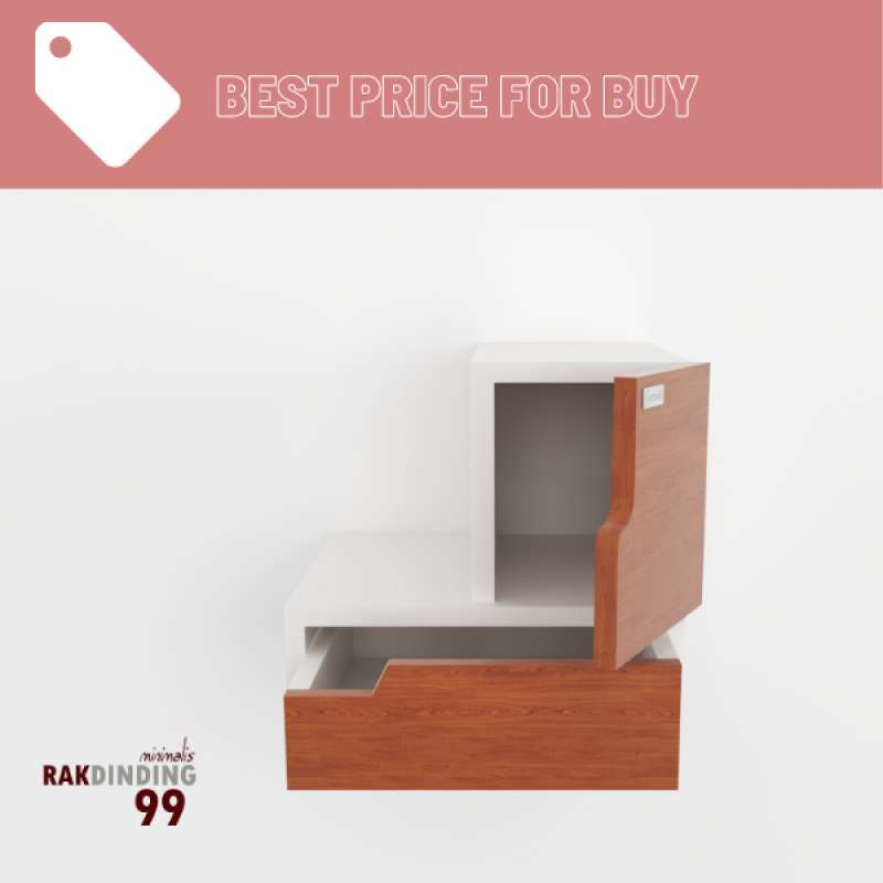 Jual Decorunic - Laci Dinding Gantung Minimalis 30x30x40 cm + Rak ... Jual Decorunic - Laci Dinding Gantung Minimalis 30x30x40 cm + Rak ...