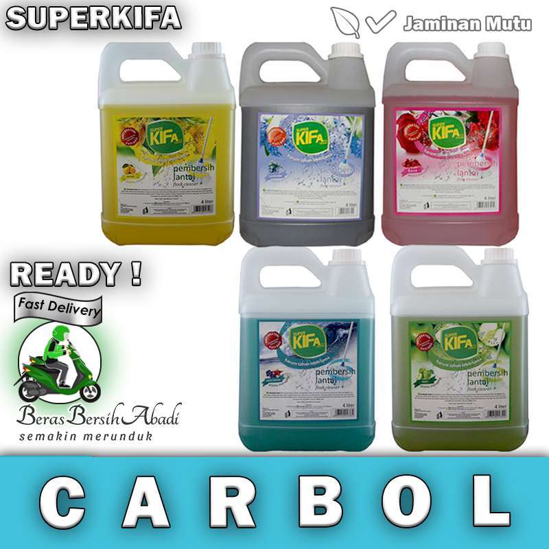 Jual Superkifa Carbol/ Floor Cleaner 4000 ml Karbol Jerigen, Pembersih ...