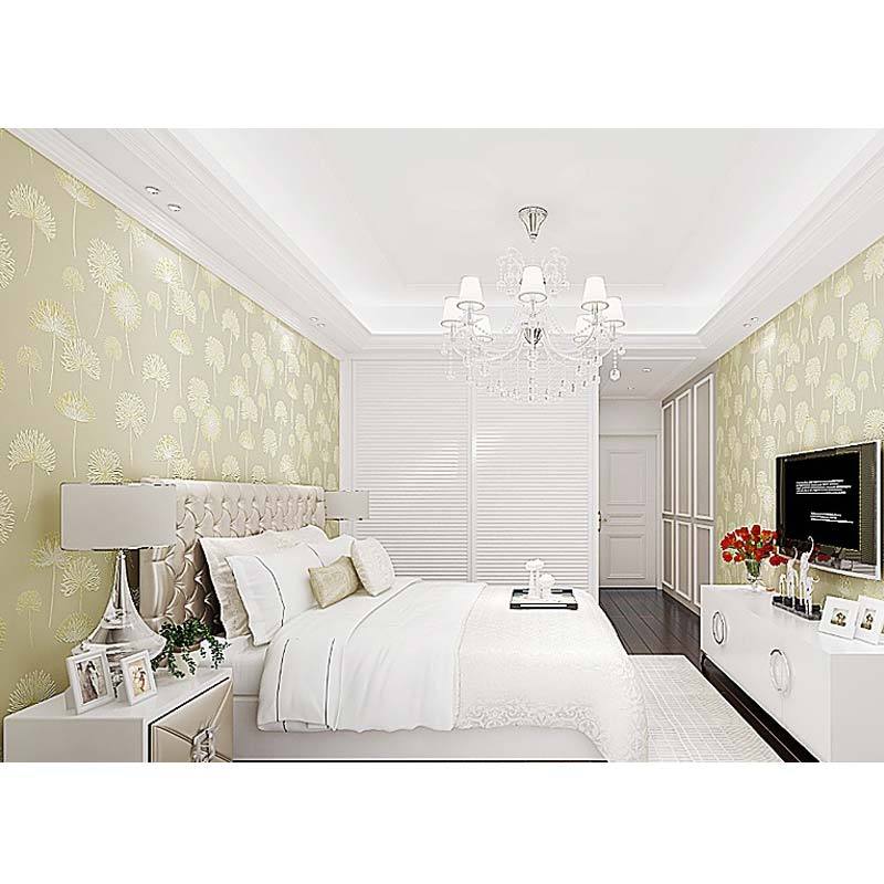 Promo TOKUNIKU 670106 Non Woven Warm Rural Dandelion Wallpaper 3D ...