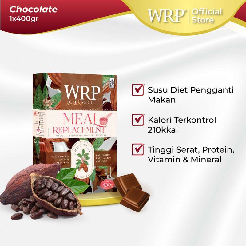 Promo WRP Meal Replacement Chocolate 400g - Pengganti Makan Diskon 10% ...