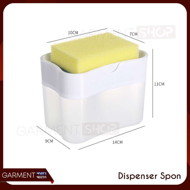Promo GarmentMarts Dispenser 2in1 Holder Sponge Tempat Sabun Cuci ...
