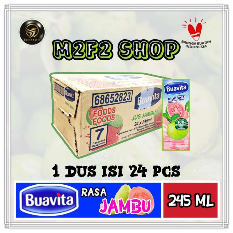 Promo Jus Buavita Rasa Jambu Kotak | Juice Guava - 245 ml (Kemasan ...