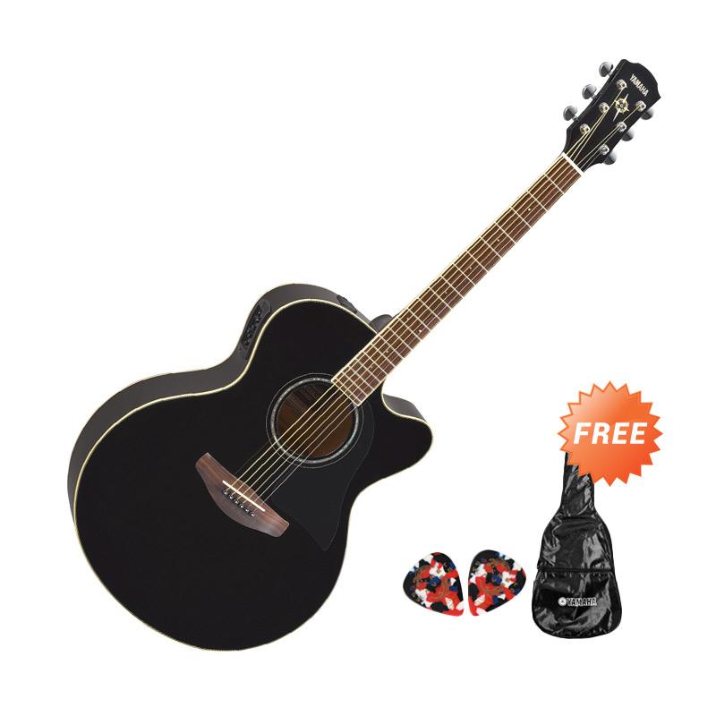 Jual Yamaha Cpx 600 Gitar Akustik Elektrik - Hitam + Softcase & 2 Pick ...