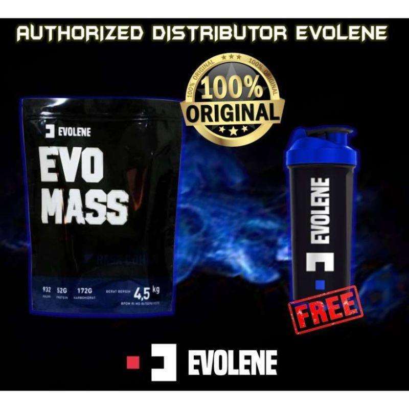 Jual Susu Fitnes Evolene Evo Mass Gainer Pembesar Otot Kurus EvoMass ...