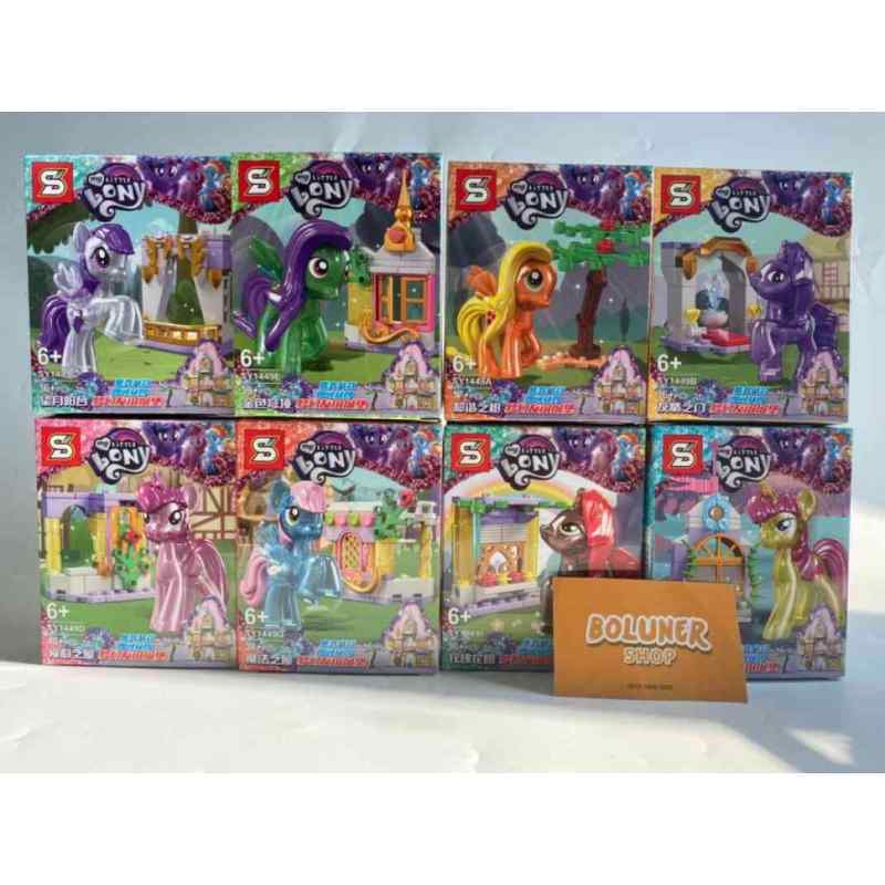 Jual Lego My Little Pony Clear Figure Set of 8 PCS di Seller Boluner ...