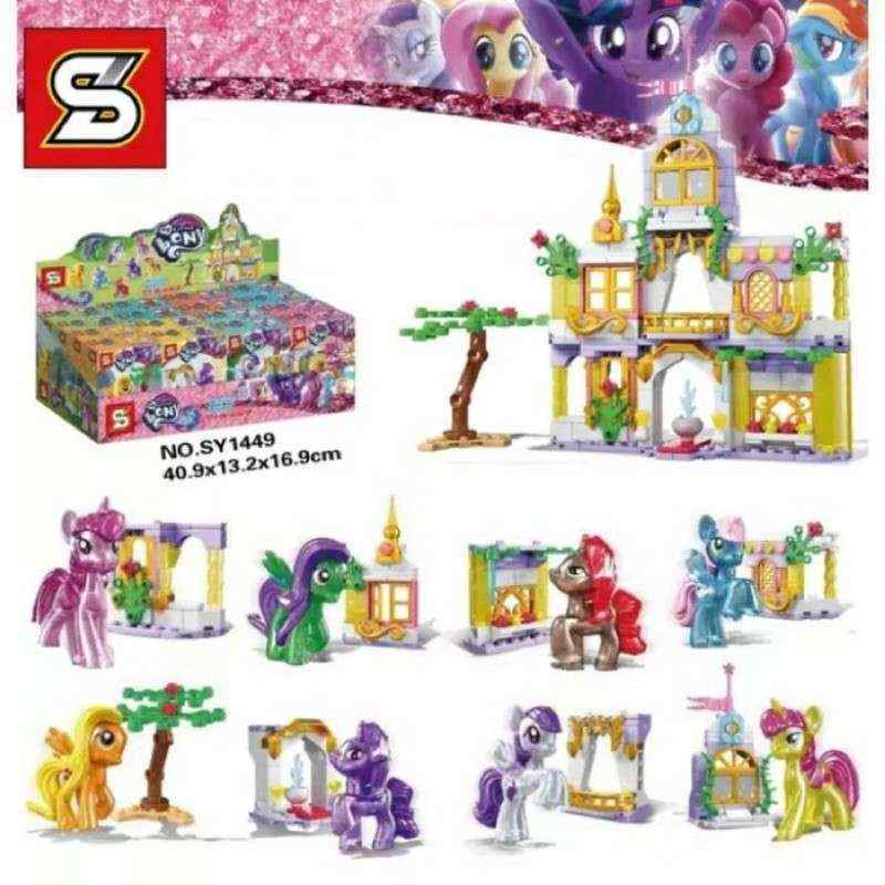 Jual Lego My Little Pony Clear Figure Set of 8 PCS di Seller Boluner ...