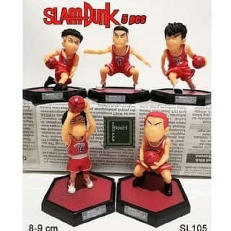 Jual Slam Dunk Shohoku Chibi Figure Set 5 Basketball Court Di Seller ...