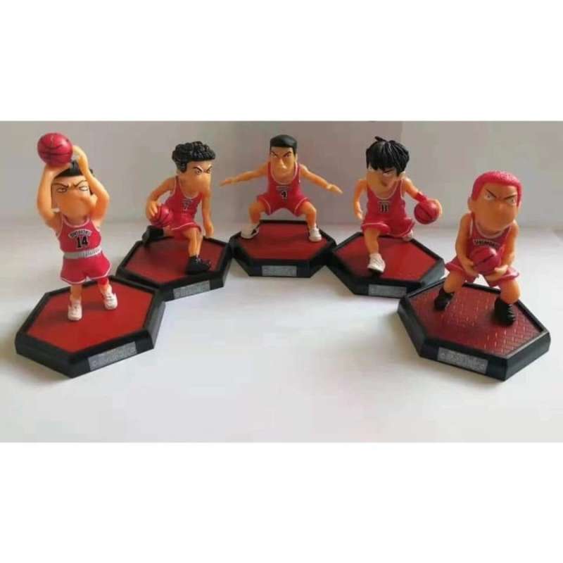 Jual Slam Dunk Shohoku Chibi Figure Set 5 Basketball Court Di Seller ...