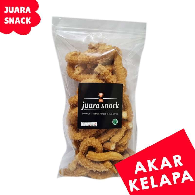 Jual Juara Snack Akar Kelapa 200gr di Seller Juara Snack - Bojong Gede ...