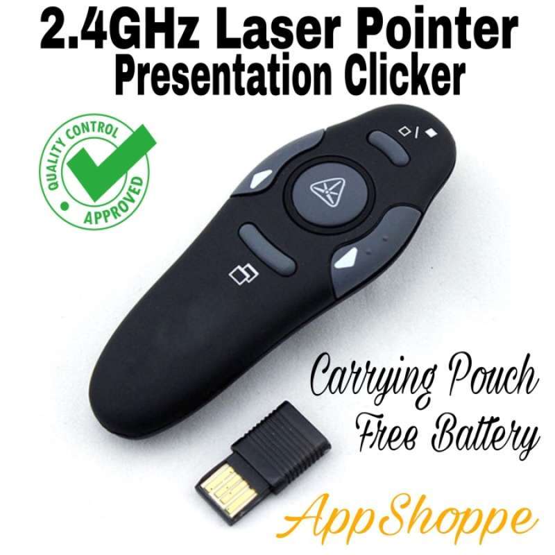 Promo Laser Pointer 2.4GHz Wireless Presenter Cursor Control Diskon 27% ...