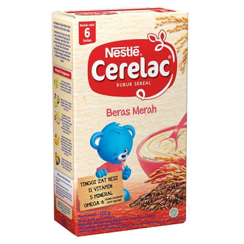 Promo Nestle Cerelac SOYA RED RICE 120 G Diskon 5% di Seller Halo Mart ...