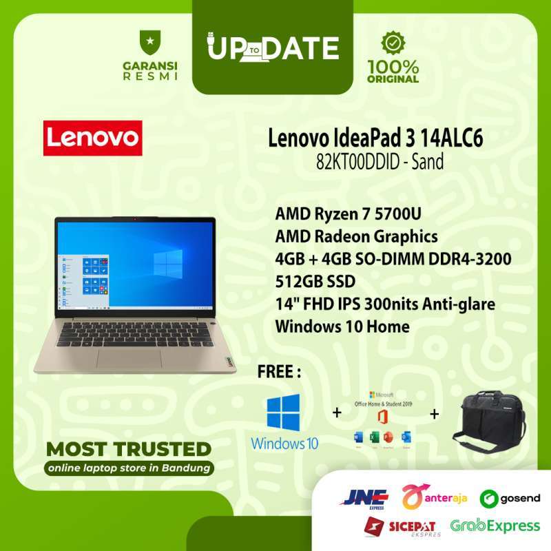 Jual Lenovo IdeaPad 3 14ALC6 - DBID/DCID/DDID - Laptop - [AMD Ryzen 7 ...