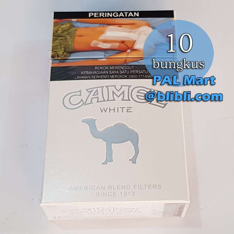 Jual rokok CAMEL WHITE 20 [1 slop / 10 bungkus @ 20 batang] / light ...