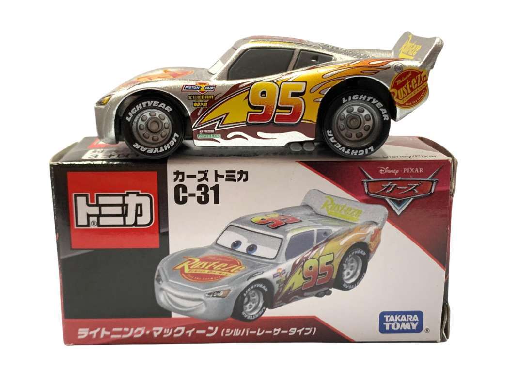 Jual Tomica Disney Cars 3 C31 Lightning Mcqueen Silver Racer di Seller ...