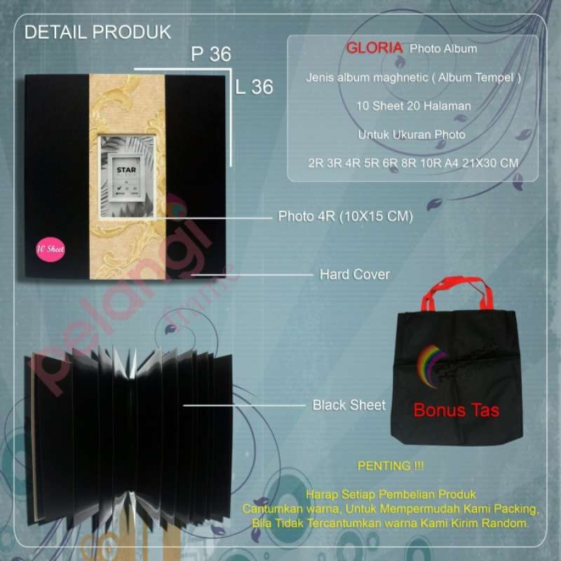 Jual Album Foto Wedding Magnetic- 3r - 10r Jumbo Isi 10 Sheet Di Seller Nunki Store - Wanajaya ...