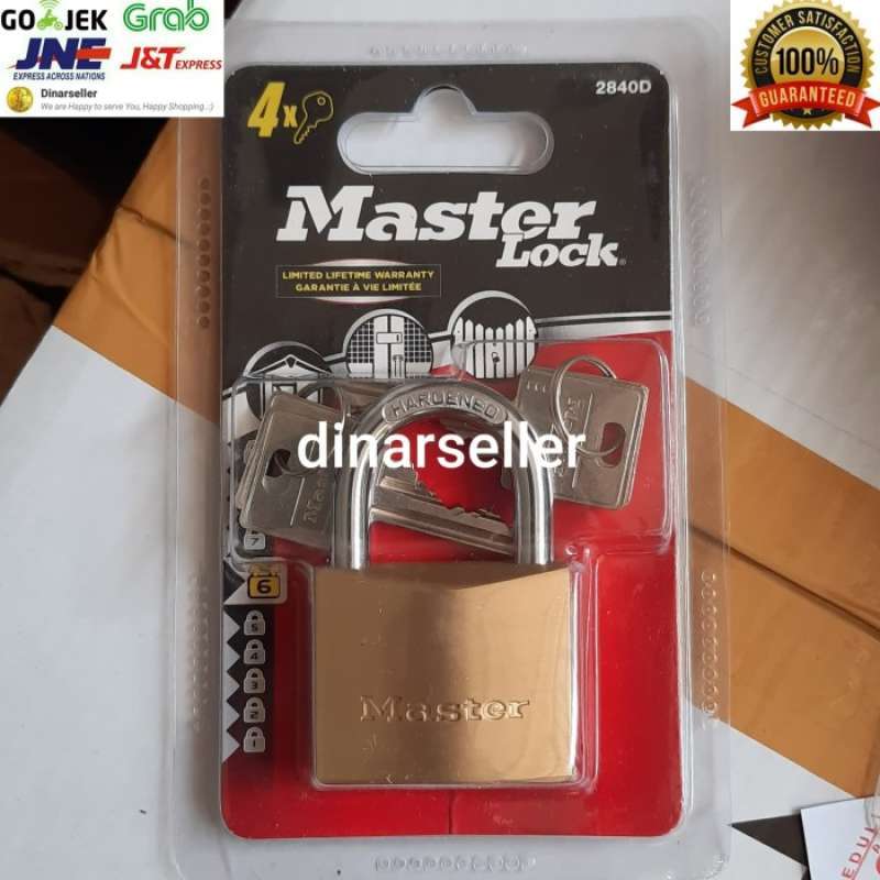 Jual Gembok Masterlock 40mm Original Made In Uk 4 Kunci Di Seller Jihan ...