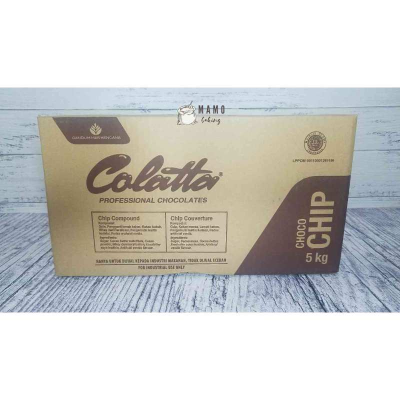 Jual Colatta Choco Chip 200 gr / Choco Chips Colata di Seller Mamo ...