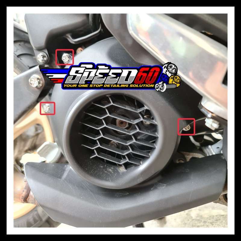 Jual Baut Tutup Kipas Yamaha Mio M3 Fino 125 Baut Probolt Thailand ...
