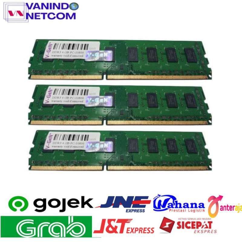 Jual Memory Ram Ddr3 4gb Pc 12800 - Pc 10600 Vgen For Pc Desktop Di ...
