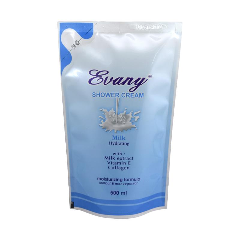 Jual Evany Shower Cream Milk Pouch [500 mL] di Seller TorukMacto ...