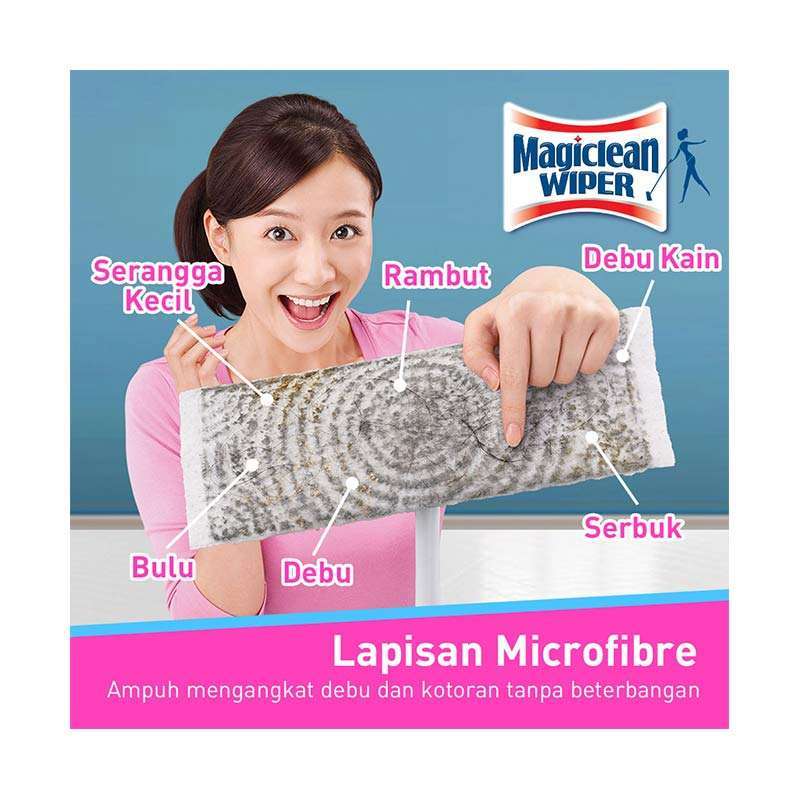 Promo [buy 3 Get 1] - Magiclean Wiper Dry Sheet Tisu Kering Pembersih ...