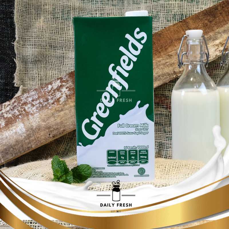 Jual GREENFIELDS UHT FULL CREAM 1 LITER di Seller Daily Fresh Jakarta ...