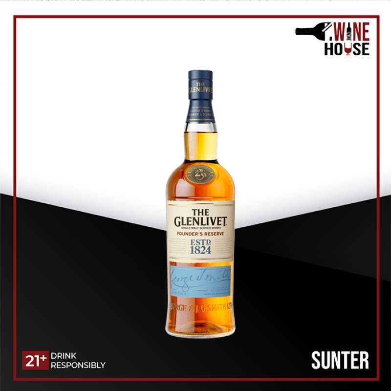 Jual The Glenlivet Founders Reserve Estd 1824 - Singlemalt Scotch Whisky Di Seller Wine House ...