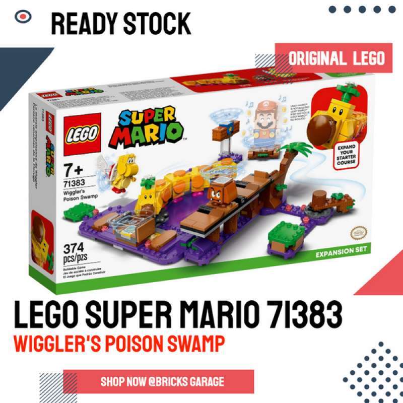Jual Lego 71383 Super Mario: Wiggler's Poison Swamp - Expansion Set Di ...