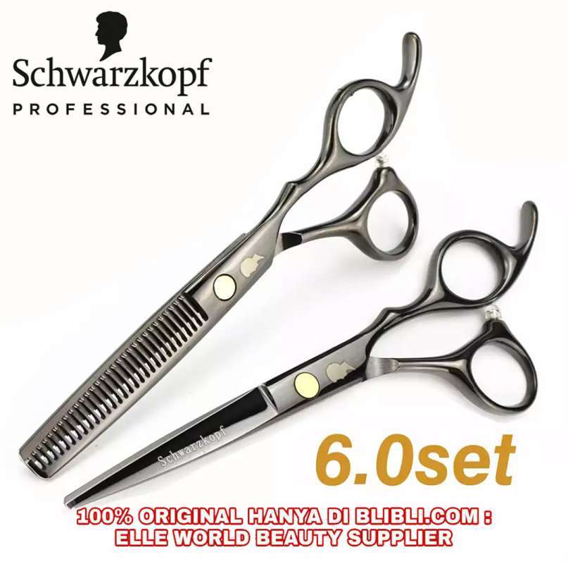 Promo SET GUNTING POTONG RAMBUT SCHWARZKOPF JAPAN GUNTING RAMBUT ...