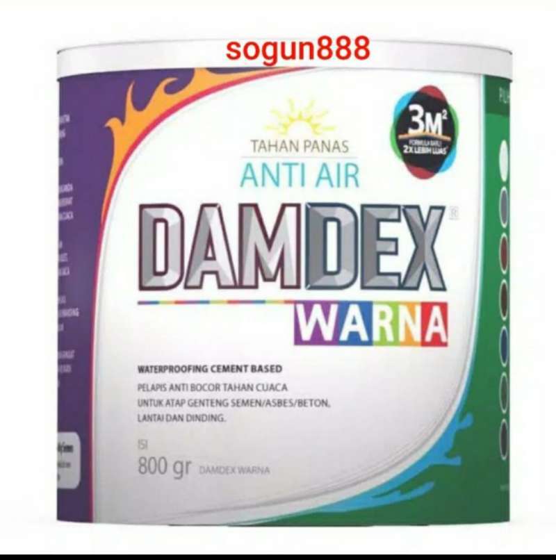 Jual Damdex warna hitam 800 gram. Cat pelapis anti bocor. Waterproofing ...