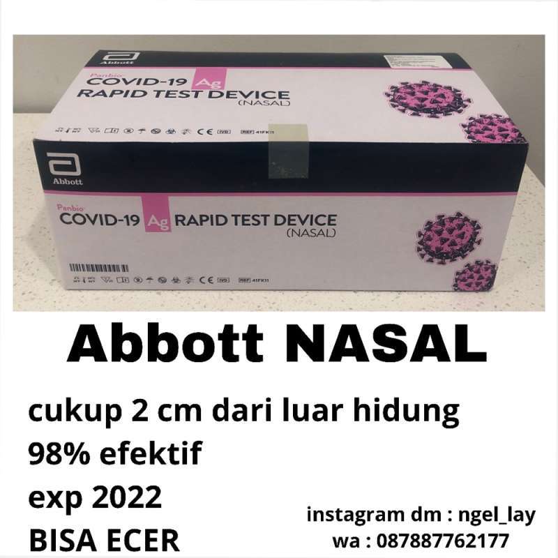 Jual Abbot antigen NASAL - box di Seller Vks.store - Papanggo, Kota ...