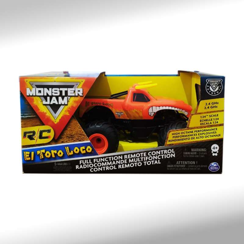 Promo Monster Jam El Toro Loco RC Remote Control Monster Truck 1:24 2.4 ...