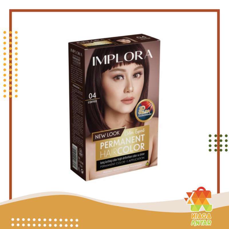 Promo IMPLORA New Color Permanent Hair Color / Cat Rambut / Semir ...
