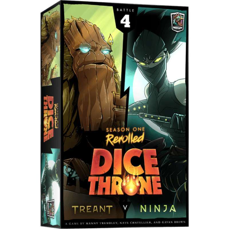 Jual Dice Throne Season One ReRolled Box 4 Treant v. Ninja Board Game ...
