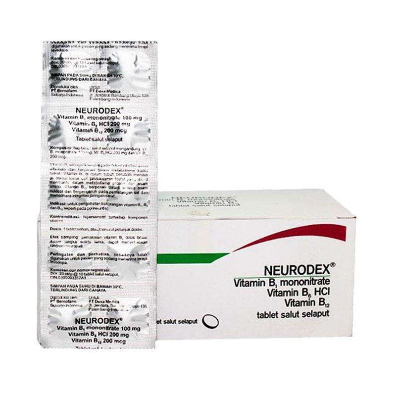 Promo Neurodex Tablet Vitamin B [1 Box / 20 Strip / 200 Tablet] Diskon ...