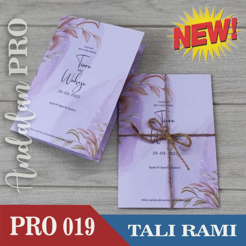 Jual PRO 019 Varian Tali Rami (Besar ART CARTON 260 GSM) - Cetak ...